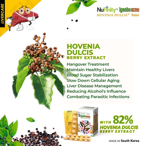 NuFinity® Iganbo Hovenia Dulcis + 60 Tablet - ABE - Your Wellness Hub